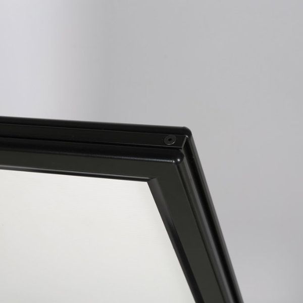 22"w x 28"h Slide-In WindPro Silver Frame Gray Water Base Sidewalk Sign