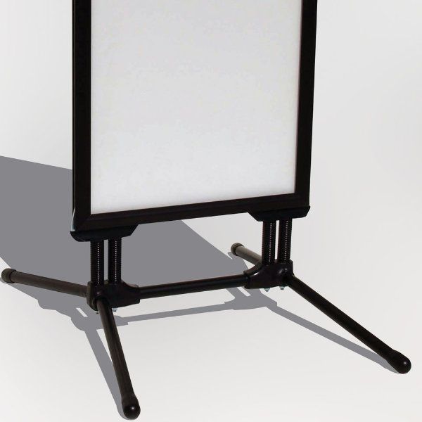 22"w x 28"h SwingPro Black Frame, Black Feet Sidewalk Sign