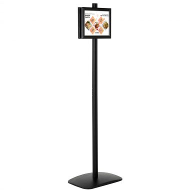 2 x (8.5×11) Free Standing Displays Portrait and Landscape / Black ...