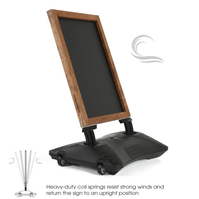 WindPro Pavement Sidewalk Sign with Magnetic Chalkboard (23.2×30.7 ...